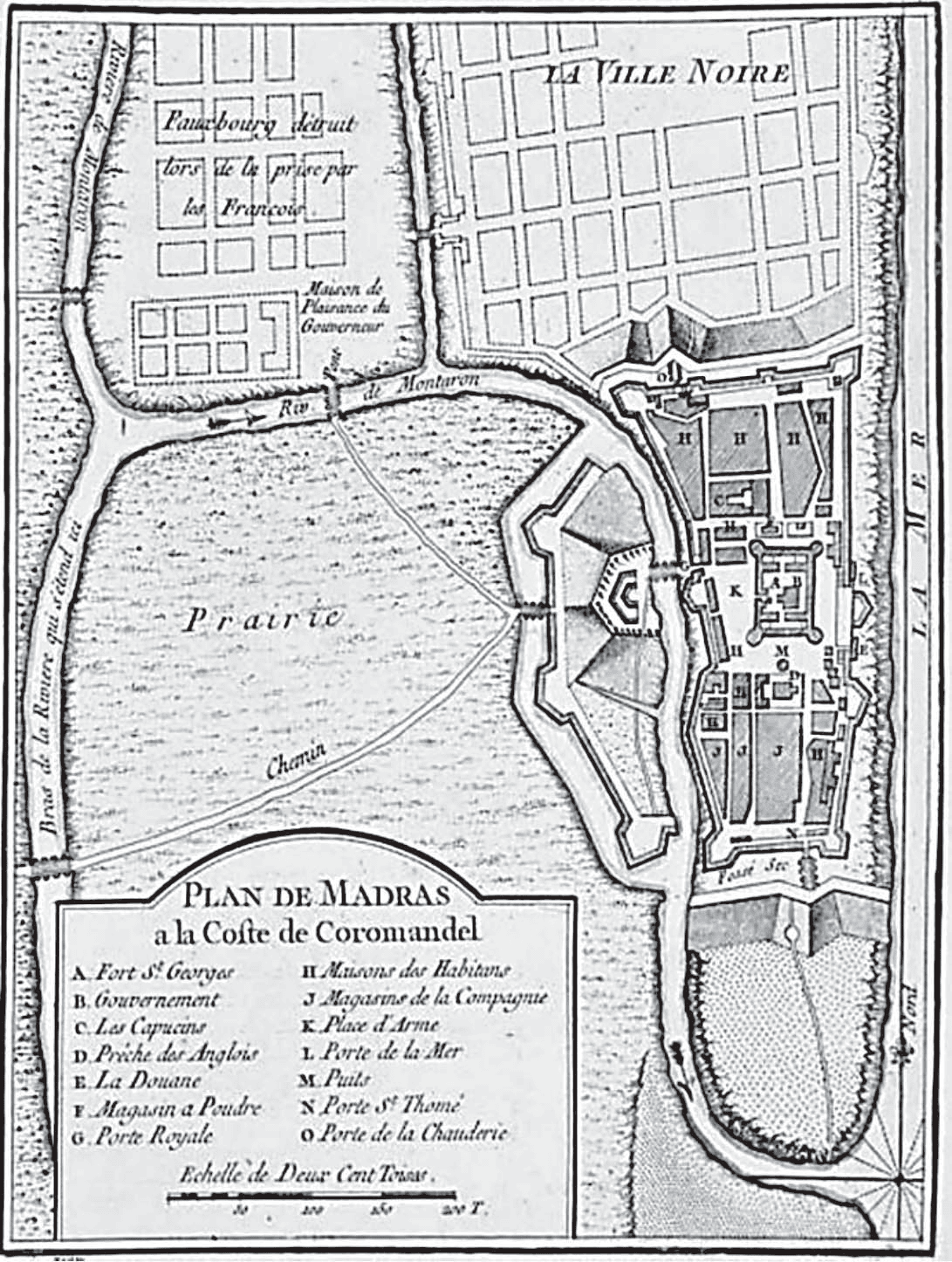 A wealth of detail in an 18th Century map - Madras Musings