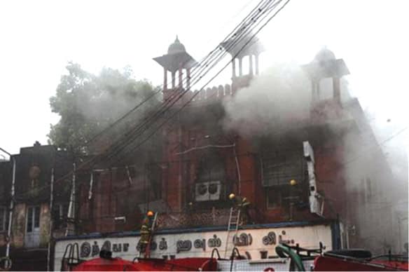 Another fire - Madras Musings